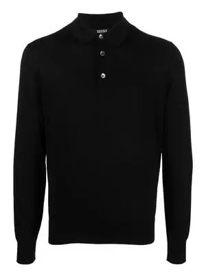 ZEGNA Knitted Polo Shirt