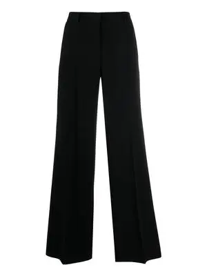 Alberto Biani Flared Tailored-cut Trousers - Black
