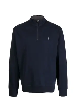 Polo Ralph Lauren Jersey Quarter-zip Pullover - Blue