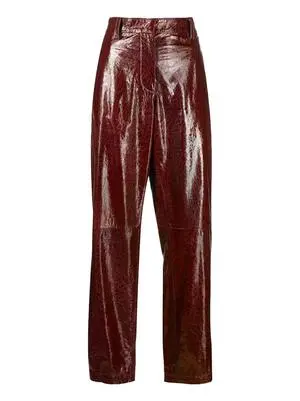Missoni High-shine Finish Trousers - Red