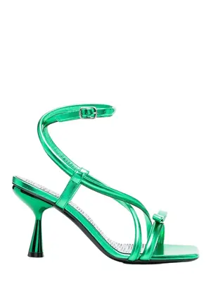 Pierre Hardy 60mm Crossover-strap Sandals - Green