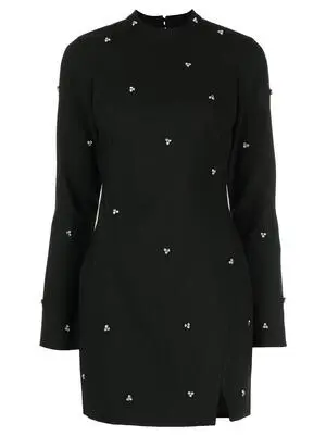 Likely Phillips Sequin-detail Mini Dress - Black