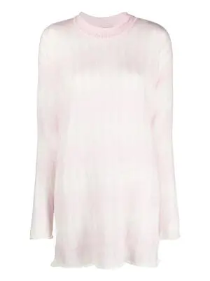 RUS Diamond Pattern Knit Jumper - Pink