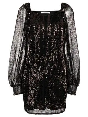 DOROTHEE SCHUMACHER Sequin Balloon Sleeve Mini Dress