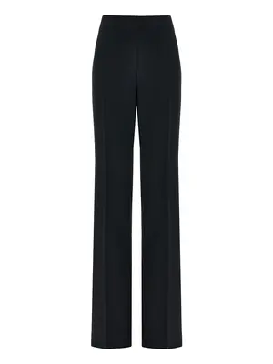 FERRAGAMO High-waist Straight-leg Trousers - Black