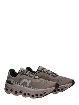 On Cloudmonster Road Running Sneakers Cinder/fog