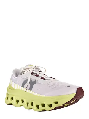 On Cloudmonster Road Running Sneakers Frost/white