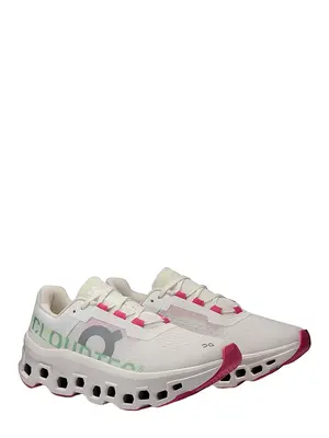 On Cloudmonster Road Running Sneakers White/lima