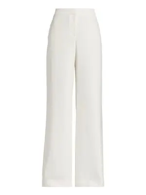 LAFAYETTE 148 NEW YORK Dalton Leather Wide-leg Pants