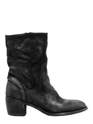 MADISON.MAISON Laminated Metallic-finish 60mm Ankle Boots - Silver