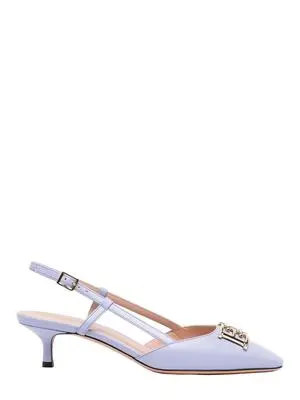 Bally 45mm Kitten-heel Slingback Pumps - Purple