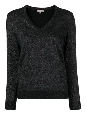 N.peal Sparkle-knit Cashmere Jumper - Black