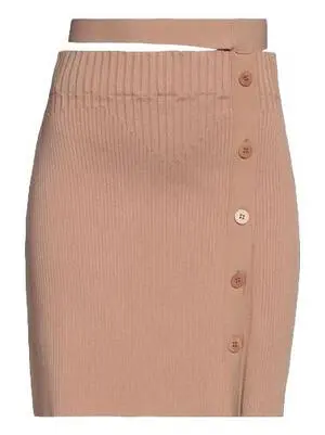 ANDREĀDAMO ANDREĀDAMO Mini Pencil Skirt Beige