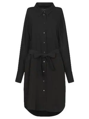 Armani Exchange Mini Shirt Dress - Black