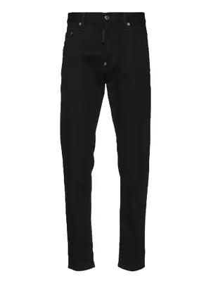 Dsquared2 Tapered Leg Trousers - Black