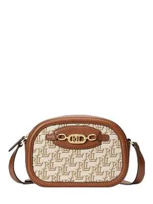 Ralph Lauren Monogram Jordynn Crossbody Bag - Brown