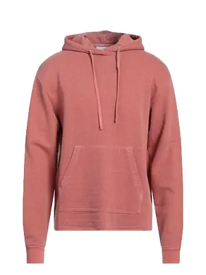 John Elliott Cotton-Blend French Terry Hoodie Red