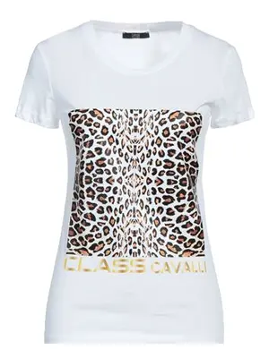 Roberto Cavalli CAVALLI CLASS Cotton T-Shirt White