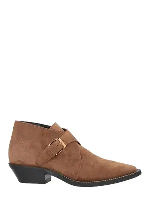 TOD'S TOD'S Calfskin Ankle Boots Khaki