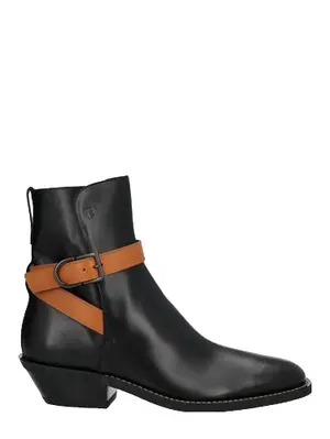 TOD'S Calfskin Ankle Boots - Black