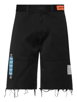 Heron Preston Gabardine Chino Shorts - Black