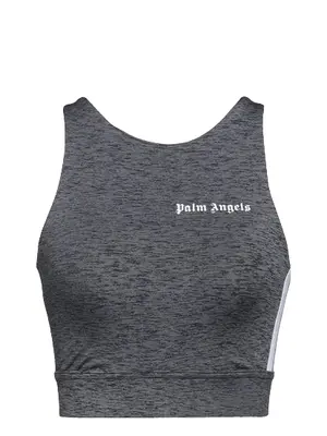 Palm Angels Knitted Sleeveless Top Blue