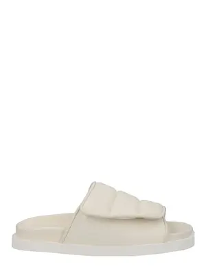 GIA BORGHINI Leather Sandals - White
