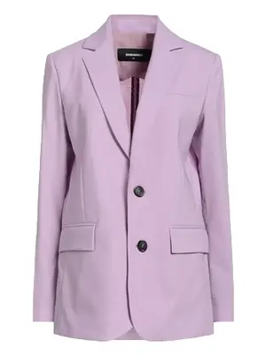 Dsquared2 DSQUARED2 Single-Breasted Blazer Lilac