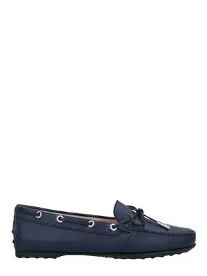 TOD'S Loafers In Leather Blue