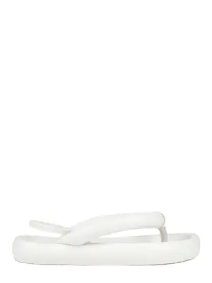 Isabel Marant Leather Thong Sandals - White