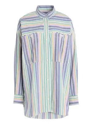 Isabel Marant Striped Cotton Shirt - Purple
