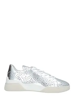 TOD'S Leather Sneakers - Silver