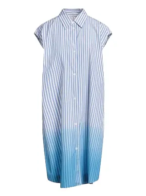 Marni MARNI Striped Cotton Poplin Shirt Blue