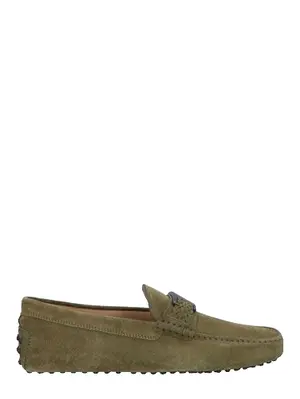 TOD'S TOD'S Leather Loafers Sage Green