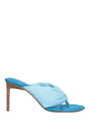Jacquemus Leather Thong Sandals Blue