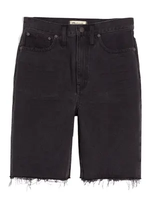 Madewell High-rise Denim Bermuda Shorts - Encino