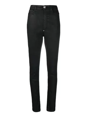 PHILIPP PLEIN Philipp Plein High-Waisted Denim Leggings