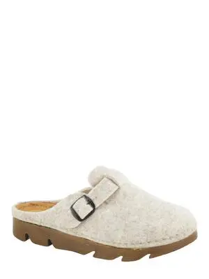 SPRING STEP SHOES Clogger Mule - Light Beige