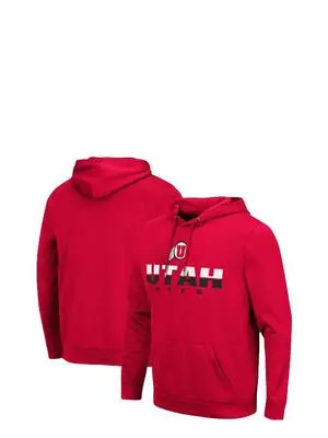 COLOSSEUM Lantern Pullover Hoodie Red