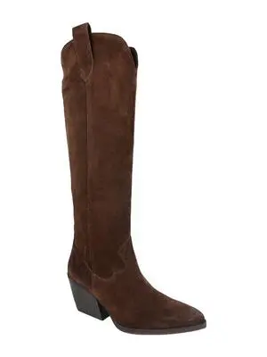 ZIGI Valezka Knee-high Boot - Dark Brown Suede
