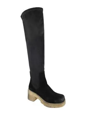 ZIGI Over-the-knee Platform Boot - Black