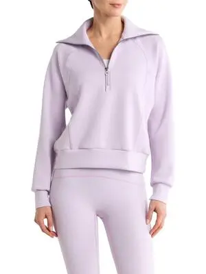 Spanx Airessentials Half Zip Sweatshirt - Verbena