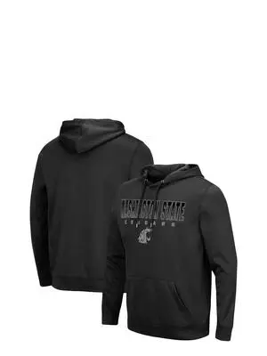 COLOSSEUM Washington State Cougars Pullover Hoodie - Black