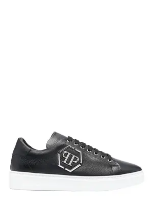 Philipp Plein Hexagon Logo Sneakers - Black