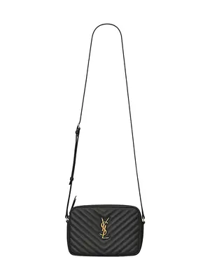 Saint Laurent Lou Camera Shoulder Bag Black