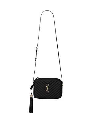 Saint Laurent Lou Camera Shoulder Bag Nero