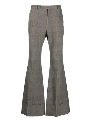 Gucci Houndstooth Tailored Trousers - Grey