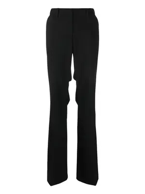 Off-White Tailored Bootcut Trousers - Black