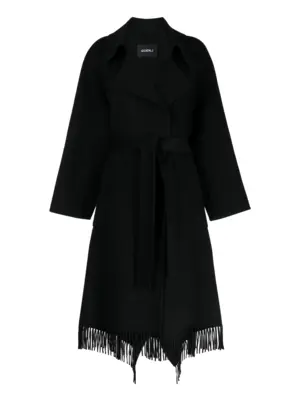 GOEN.J Goen.J Double-Faced Fringed Coat