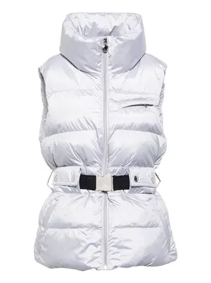 JETSET Clara Glam Puffer Vest - Silver